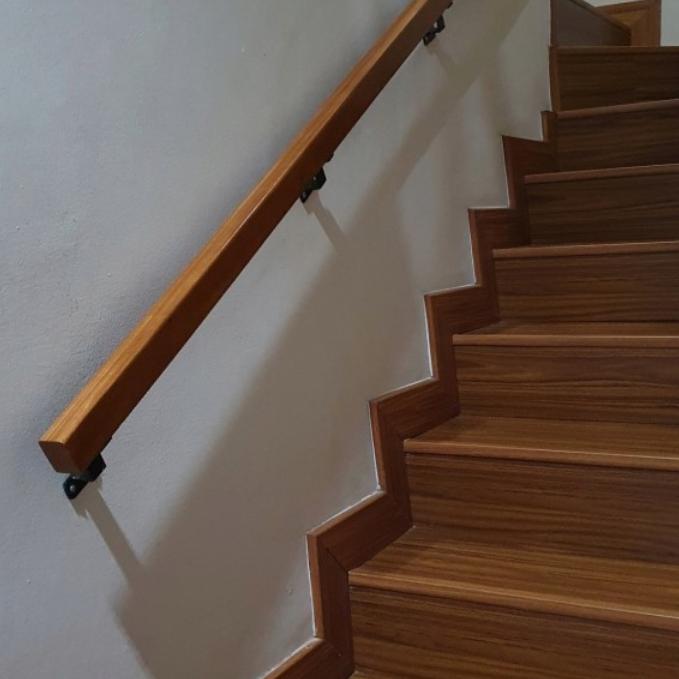 Jual Pegangan Tangga Handrailing penyangga tangga kayu Ukuran:200x6x4cm ...