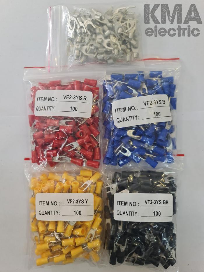 Jual skun kabel garpu Y warna lengkap 2-3/2-4/2-5/2-6 - Jakarta Pusat - KMA electric | Tokopedia