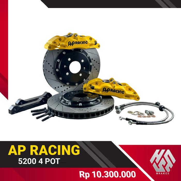 Promo Big Brake Kit Rem Disc BBK Ap racing 5200 include braket PNP ...