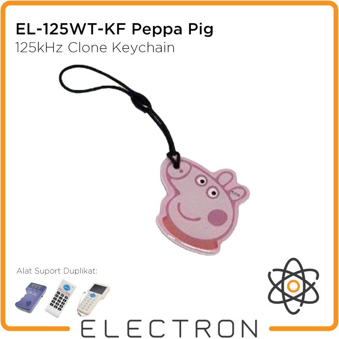 Jual EL-125WT-KF Peppa Pig RFID 125kHz T5577 Rewritable Clone Keyfob ...
