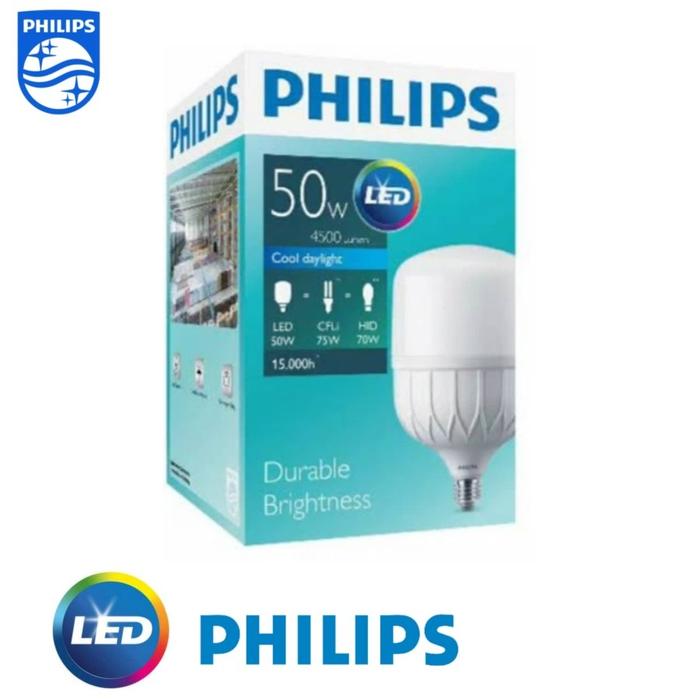 Jual Philips Lampu LED T-Force Core 30W 40W 50W WATT 6500K PUTIH BULB ...