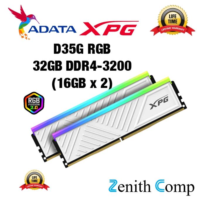 Jual RAM ADATA SPECTRIX XPG D35G RGB 32GB DDR4 3200MHz (16GB x 2 ...