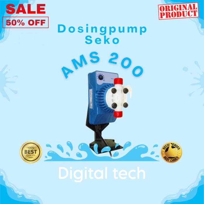 Jual Dosing Pump SEKO AMS 200 pompa dossing chemical Seko Dosing pump ...