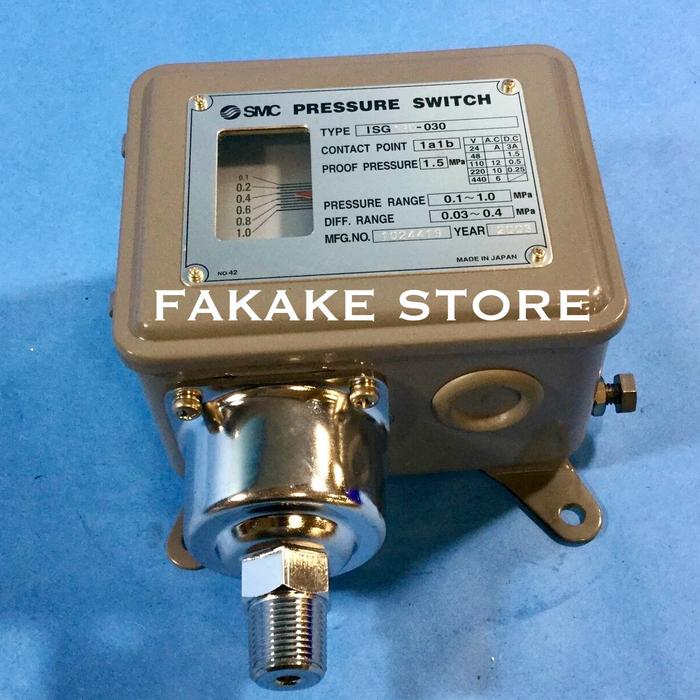 Jual PRESSURE SWITCH 10 BAR SMC-ISG130-030 MADE IN JAPAN - Jakarta ...