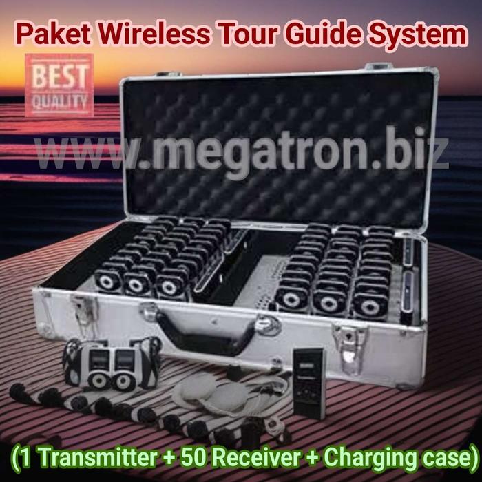 Jual Paket Wireless Tour Guide System 1 TX + 50 Receiver +Charging Hardcase - Jakarta Barat ...