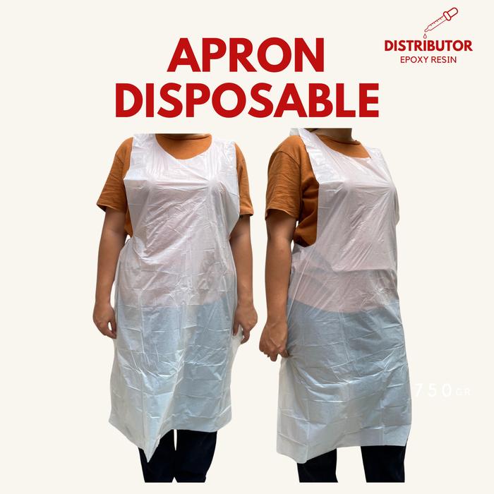 Jual Apron Resin Disposable / Celemek Resin Disposable Plastik (5 Pcs ...
