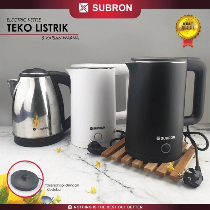 Jual Teko Listrik Termos Pemanas Air SUBRON 450W 2Lt & 2,3Lt - White ...