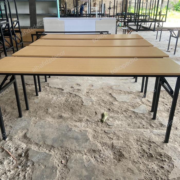 Jual Meja lipat IBM table kantor/kampus/hotel/catering uk.180*50 - Kota ...