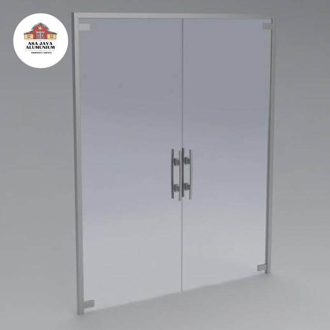Jual pintu frameless tempered - Kota Depok - Asa Jaya Alumunium | Tokopedia