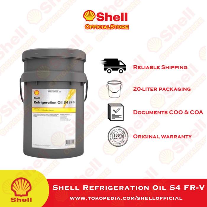 Jual Shell Refrigeration Oil S4 FR-V 68 - Advanced Synthetic ...