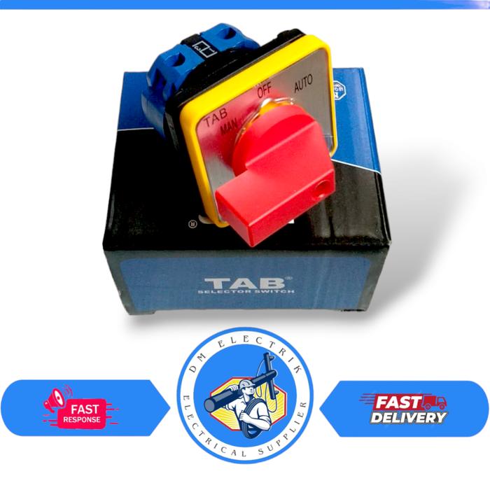 Jual Selector Switch Man-OFF-Auto / Selector 3 Posisi 2 Pole - 2 POLE ...