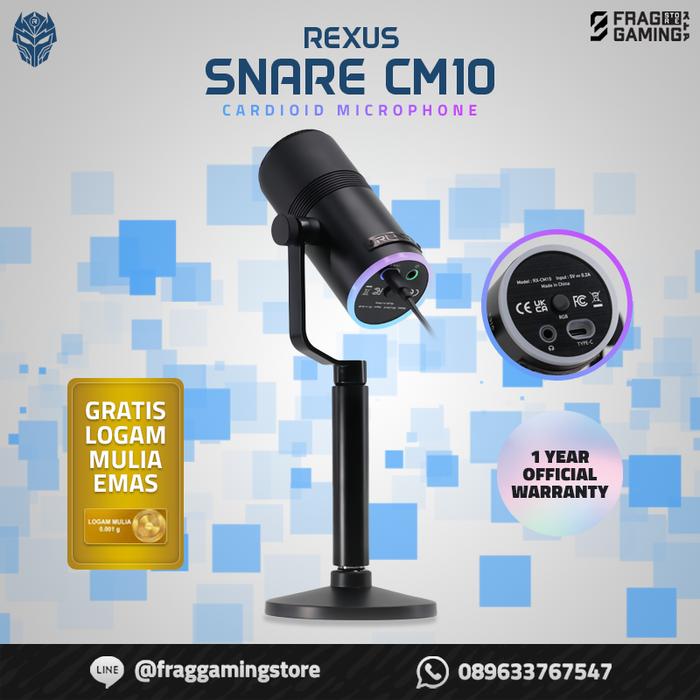 Jual Rexus Snare CM10 Microphone RexusSnare Rexus CM10 SnareCM10 Mic ...