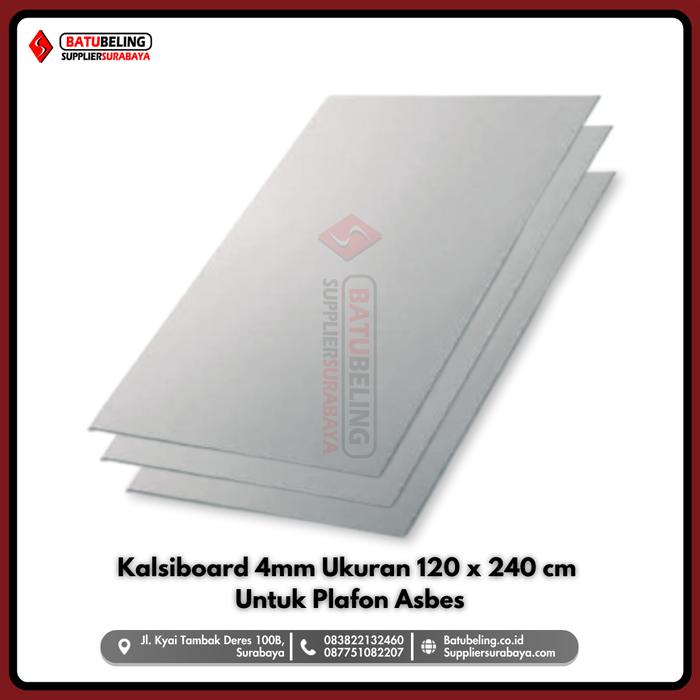Jual Papan Kalsiboard 4mm Ukuran 120 x 240 cm Plafon Asbes - Kota ...