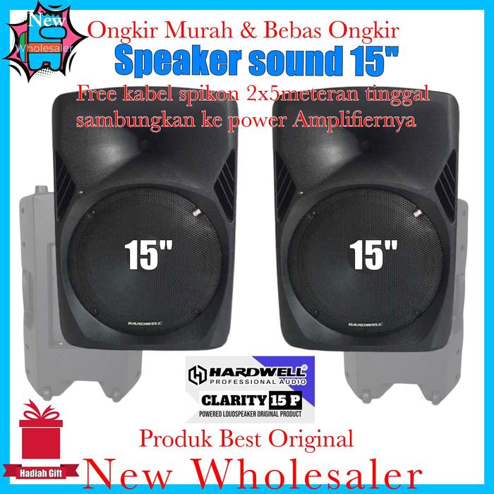 Jual Speaker Sound 15 inch Hardwell clarity 15 Original Audio pasif ...