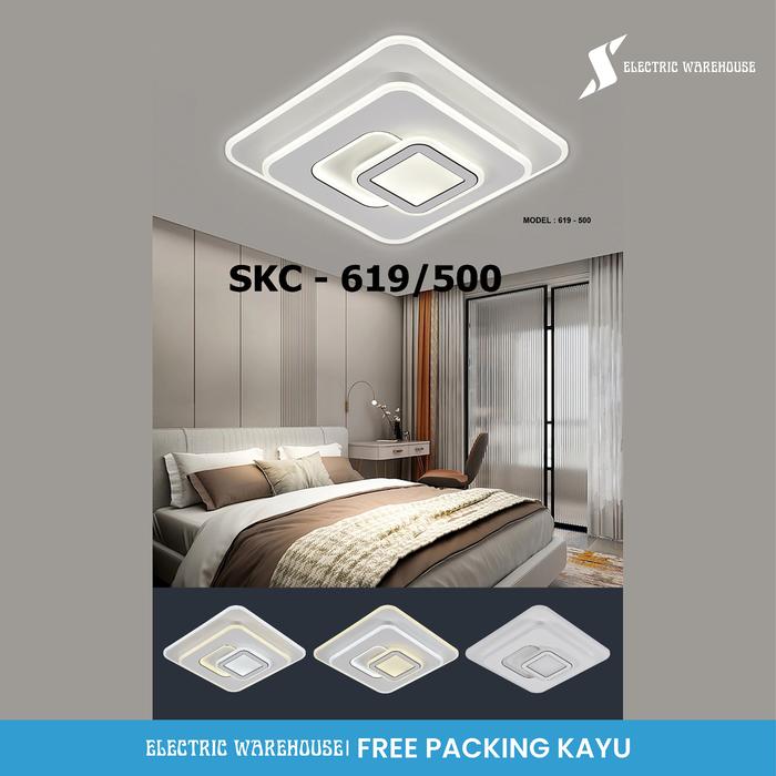Jual LAMPU HIAS PLAFON RUANG TIDUR MEWAH MINIMALIS MODERN SKC - 619/50X50 - Kab. Tangerang ...