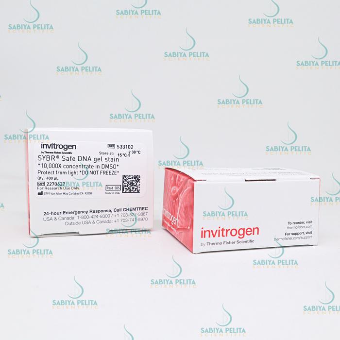 Jual SYBR Safe DNA gel stain 10.000X Invitrogen S33103 - Kota Bandung ...