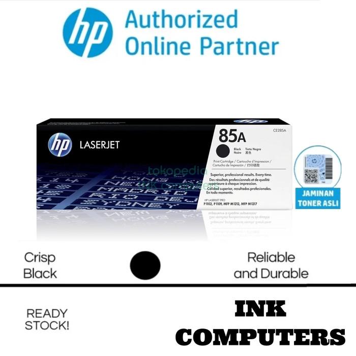 Jual Hp toner 85a black original laserjet toner cartridge CE285A ...
