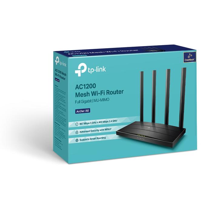 Jual TP - Link AC1200 Wireless MU-MIMO Gigabit Router - Archer A6 ...
