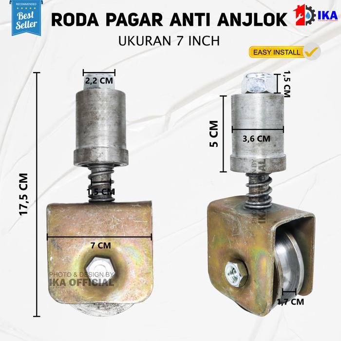 Jual RODA PAGAR SLIDING BESI SUPER 8 CM - SOLUSI PAGAR RUMAH SLIDING ...