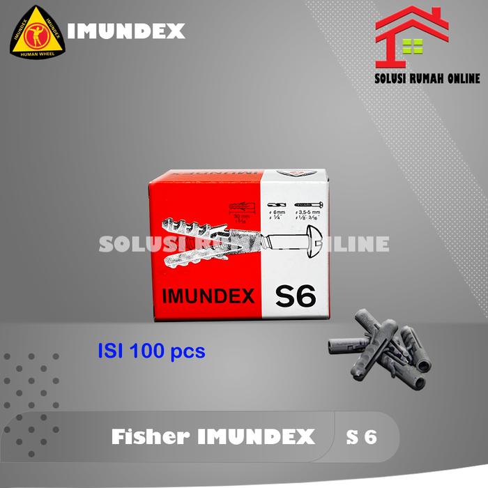 Jual Fisher IMUNDEX / Fiser Paku Tanam Tembok / Viser Lubang Dinding ...