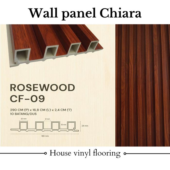 Jual wpc panel dinding kayu FC-09 Rosewood minimalis/batang - Jakarta ...