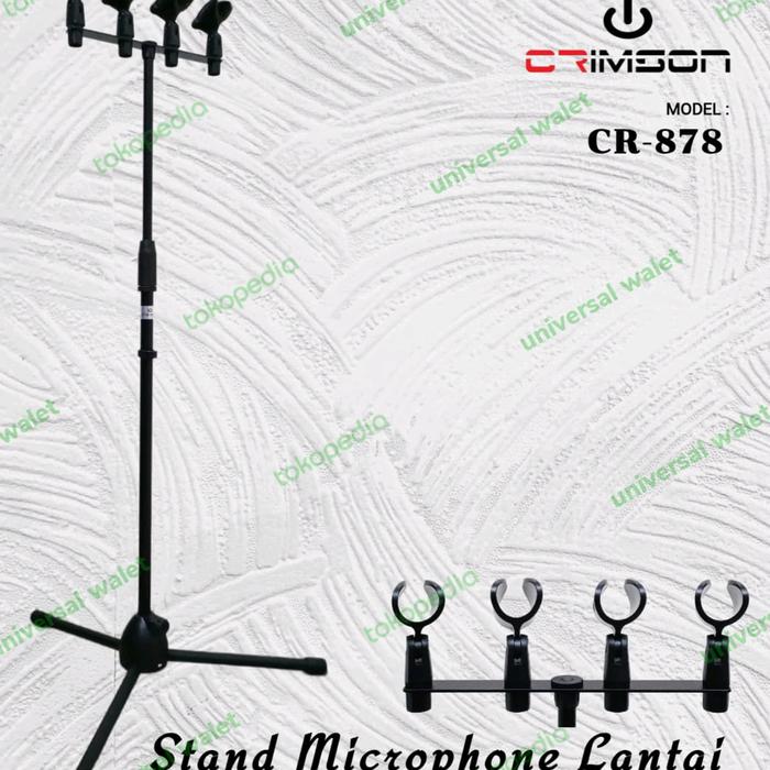 Jual Stand Microphone 4 holder mic - Jakarta Barat - universal walet ...