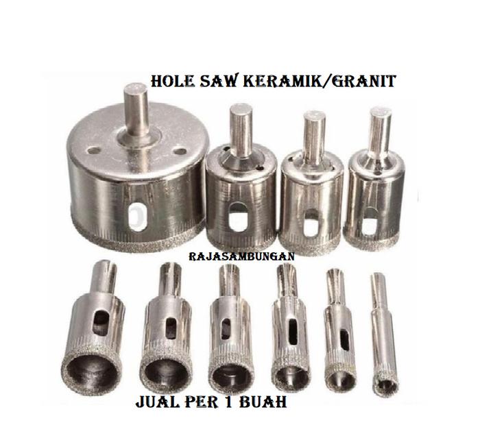 Jual Mata Bor Granit 12 CM Diamond Coated Holesaw Melubangi Akrilik ...