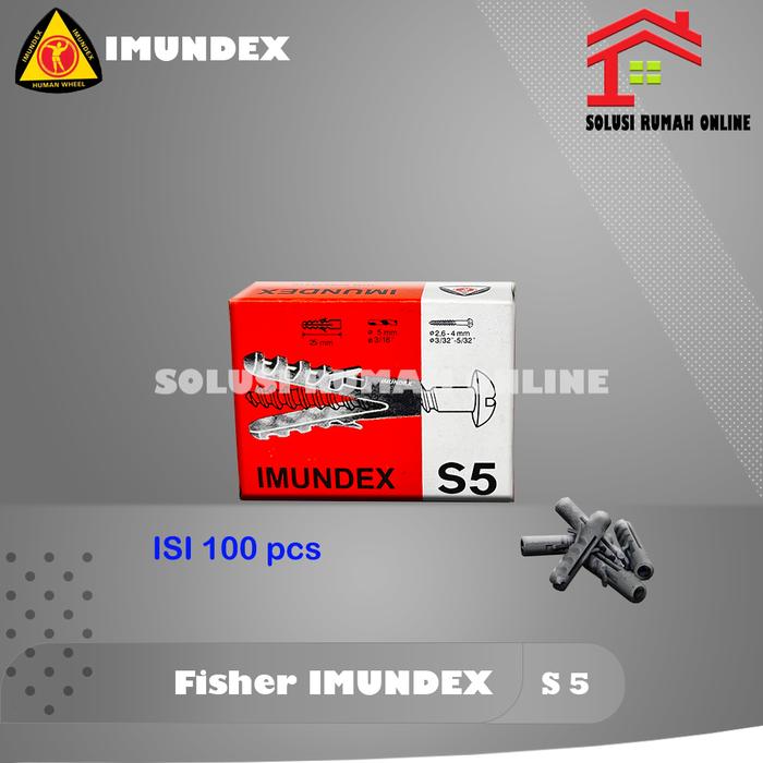 Jual Fisher IMUNDEX / Fiser Paku Tanam Tembok / Viser Lubang Dinding - S5 - Kota Surabaya ...