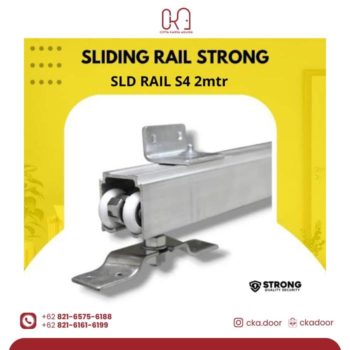 Jual Rel Pintu Sliding / Rel Pintu Geser / Sliding Rail Merk Strong S4 ...