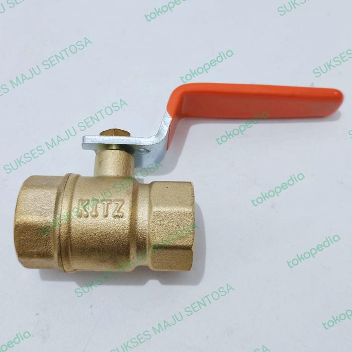Jual BALL VALVE KITZ 3/4" / STOP KRAN 3/4 INCH KUNINGAN - Jakarta Utara ...