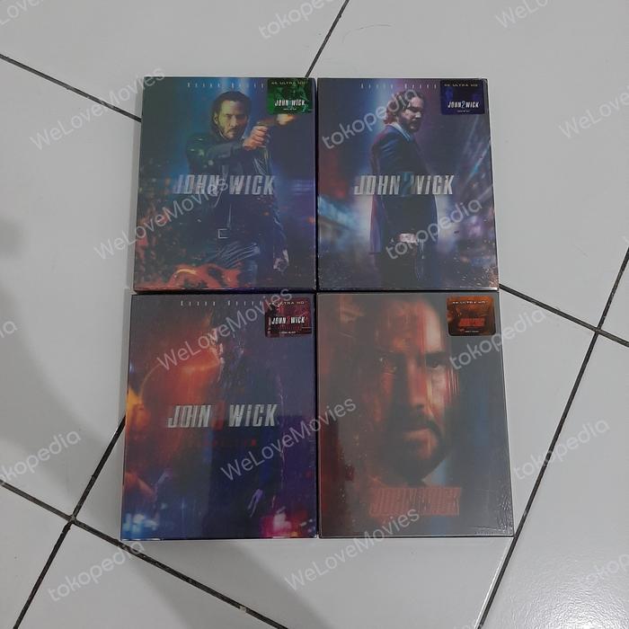 Jual Blu Ray John Wick Series 1-4 Lenticular Novamedia Steelbook (4K Only) - Kota Medan ...