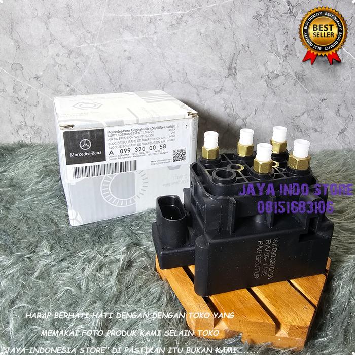 Jual Valve Blok Air suspension Mercedes W222 S400 S450 A0993200058 ...