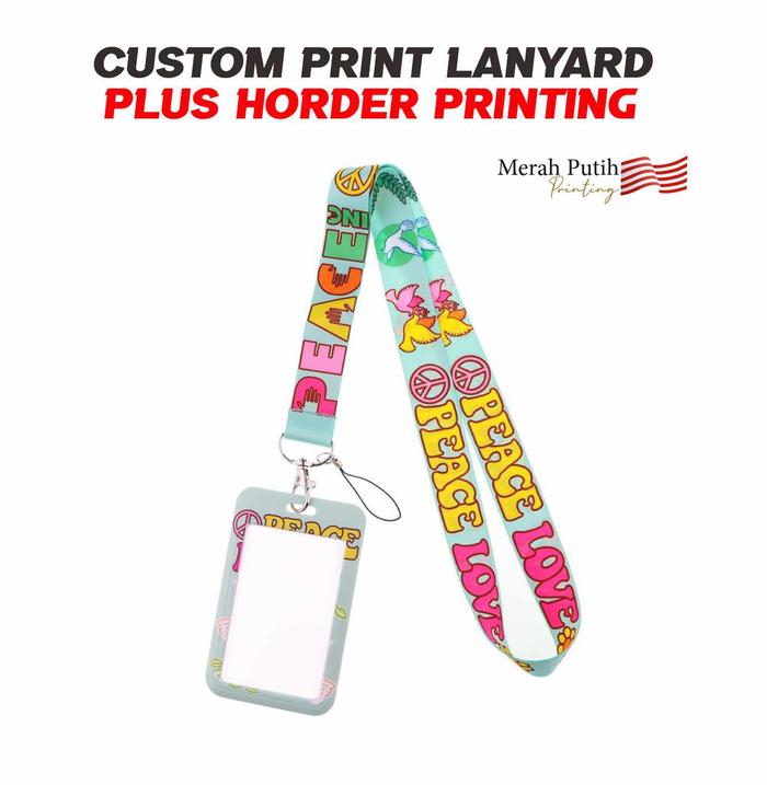 Jual Custom Lanyard Full Colour Plus Horder Print - Jakarta Selatan ...