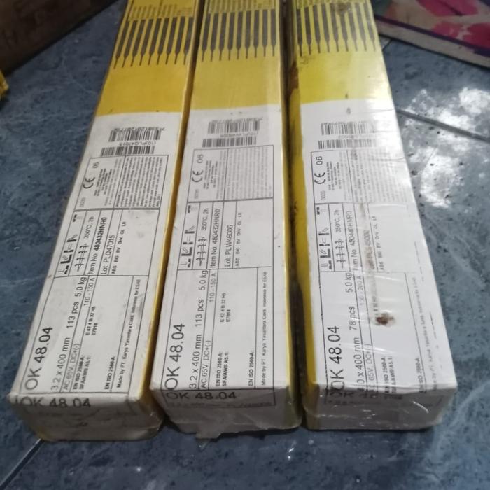 Jual KAWAT LAS ESAB OK 48.04 AWS E7018 - Kota Surabaya - Istana Kawat Las | Tokopedia