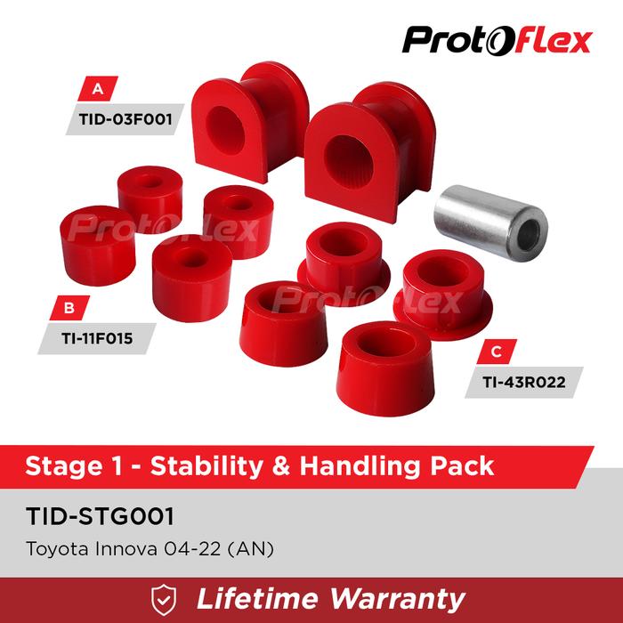 Promo Protoflex Stage 1 Stability and Handling Pack for Innova 04-22 ...