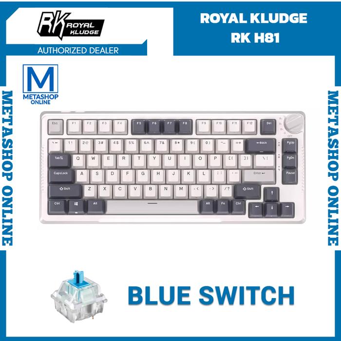 Jual Royal Kludge Rk H81 Wireless Mechanical Keyboard Gaming Rgb ...