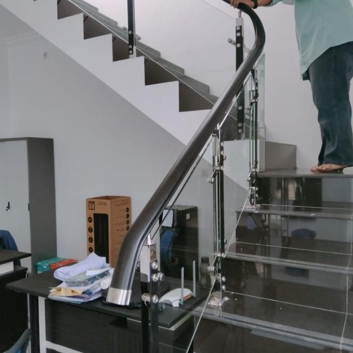 Promo HANDRAIL PVC HANDRAILING TANGGA PEGANGAN RAILING WARNA HITAM DOFF ...