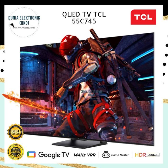 Promo TCL 55C745 TV QLED 55 INCH GOOGLE TV 55 INCH 4K HDR Dolby | tcl ...