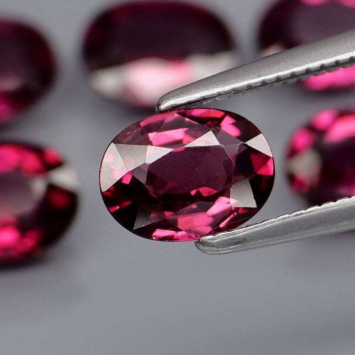 Jual Oval 7x5 mm. Cherry Pink Rhodolite Garnet Africa - Kota Bandung ...