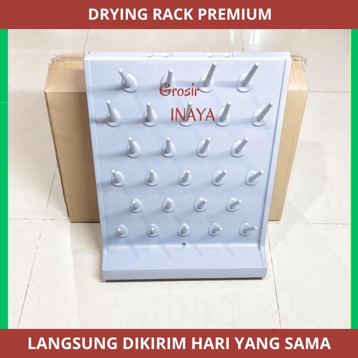 Jual Laboratorium Drying Rack 27 Pegs Grey Rak Pengering Alat ...