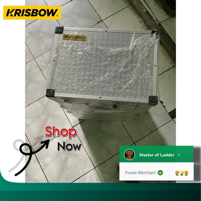 Jual Krisbow Tool Box/Koper Kotak Perkakas Alumunium Case 4 Partisi ...