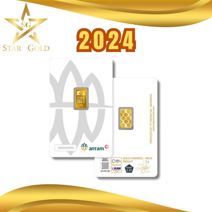 Promo LOGAM MULIA EMAS ANTAM ( LM ) 2GR 2 GRAM VAC PRESS CERTIEYE ...