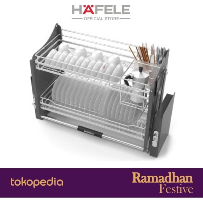 Jual Rak Susun Piring Dapur Tarik 900mm Elevator Pull-Down Dish Rack ...