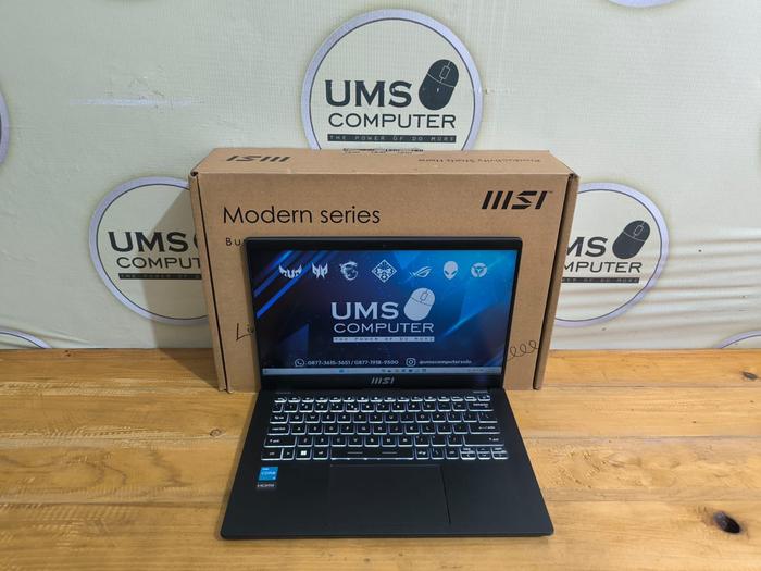 Jual MSI Modern 14-c11m Core i3-1115G4 Ram 8gb SSD 256gb BNOB FULLSET ...