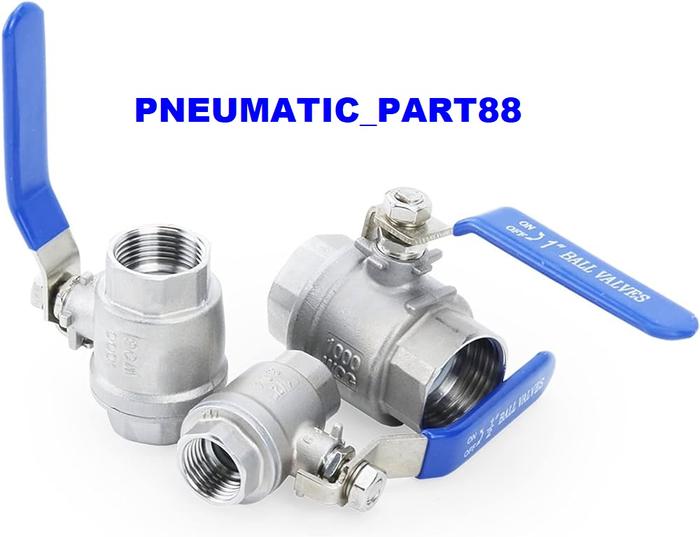 Jual BALL VALVE 2 INCH STAINLESS STEEL SUS 304 2PC / BALL VALVE 2 ...