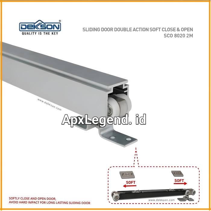 Jual REL PINTU GESER SLIDING DOUBLE ACTION SOFT CLOSE DEKSON D4 ORIGINAL - Jakarta Utara - APX ...