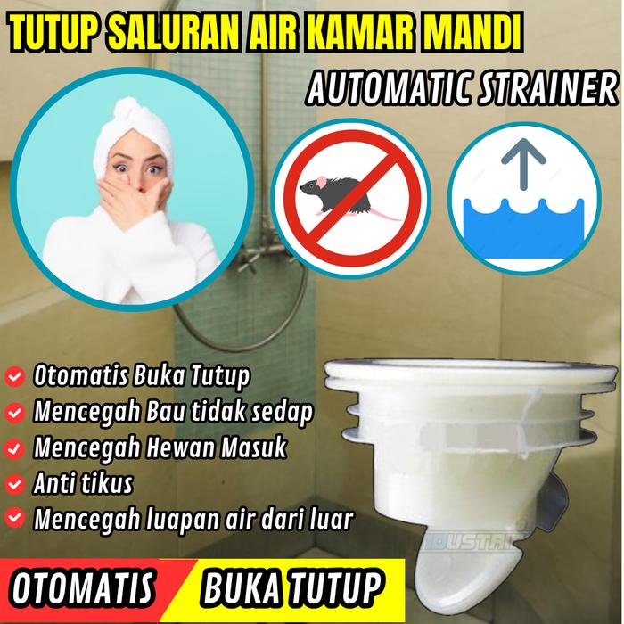 Jual Katup Otomatis Penghalang Tikus Masuk Buka Tutup Saluran Air ...