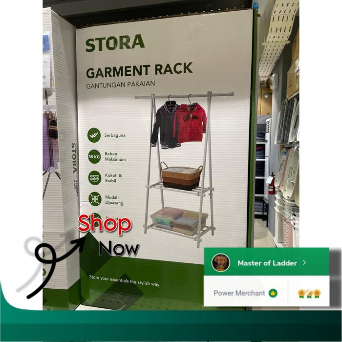 Jual Rak Baju Besi Lipat Segitiga/Krisbow/Stora Garment Rack Triangle ...