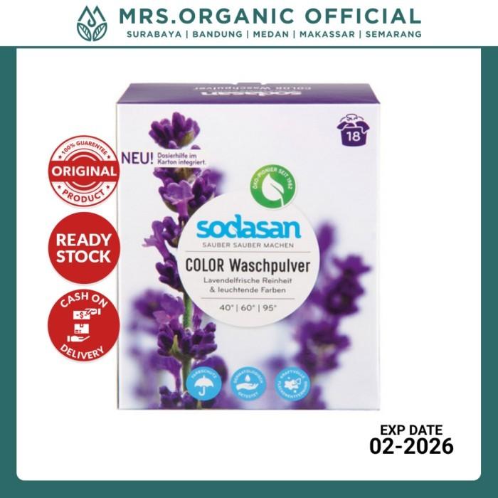Promo Sabun Cuci Baju Bubuk Sodasan Color Powder Detergent Lavender 1010g - Kota Makassar ...