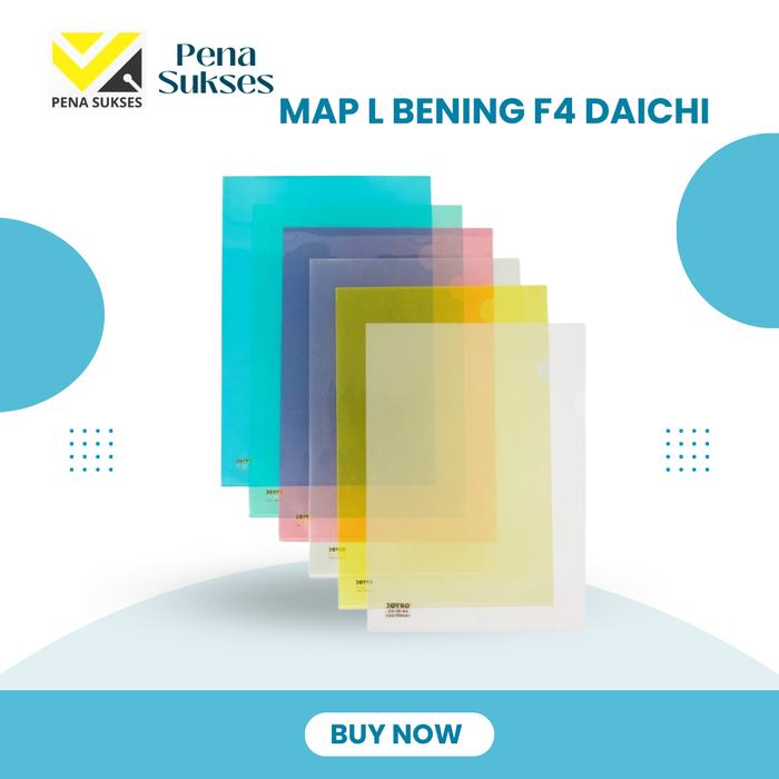 Jual Map L Map Plastik Bening Merk Daichi 9001 F4 Tebal - Kab. Sidoarjo ...